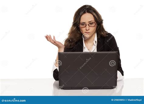 Confused Girl Trying To Repair Tap Royalty Free Stock Image