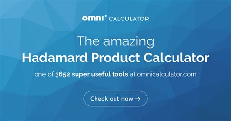 Hadamard Product Calculator