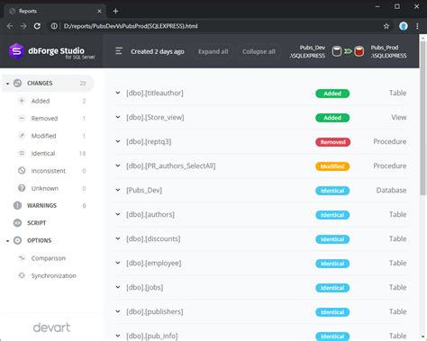 Pimp The Database Diffs Management With New Dbforge Studio For Sql