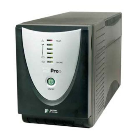 Infosec Ups System Xp Pro Evolution User Manual Pdf Download Manualslib