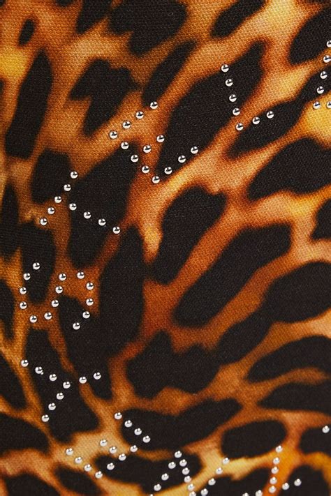 Stella Mccartney 스터드 장식 레오파드 프린트 캔버스 토트 백 최대 70 세일 The Outnet