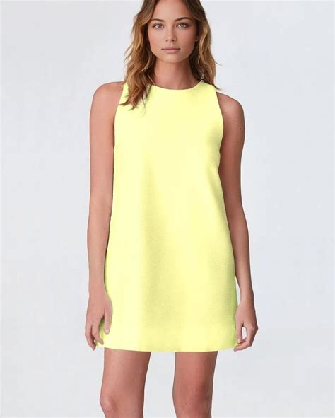 Shift Dress Sewing Pattern A Line Dress Pattern Summer Cotton Dress