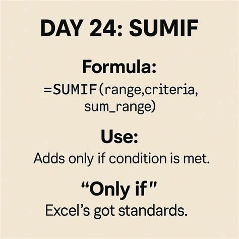 Payroll Day 24 Sumif Excels Like “ill Add It But Only If It
