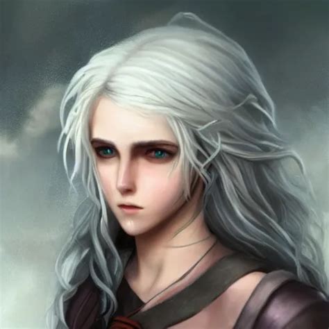Ciri Long Hair Soft Hair Fluffy Hair Tight Shirt 3d 3d S