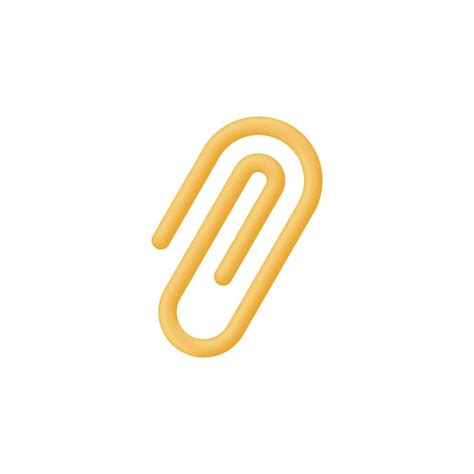 3d Realistic Paperclip Attachment Icon Vector Illustration 29156607 Vector Art At Vecteezy