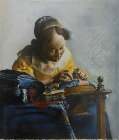 The Lacemaker After Vermeer By Art Never Rust On Deviantart