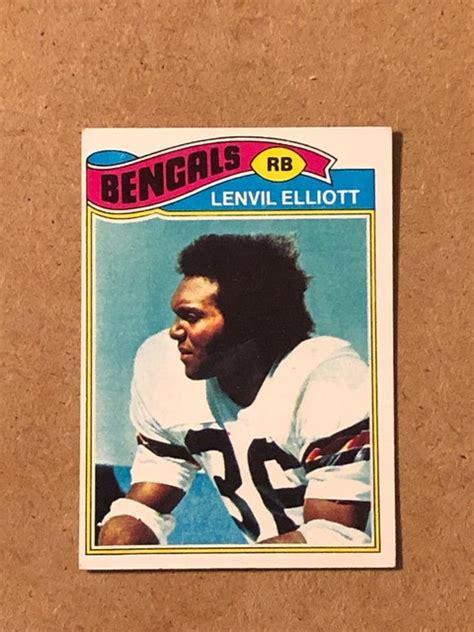 1977 Topps 71 Lenvil Elliott Rc For Sale Online Ebay