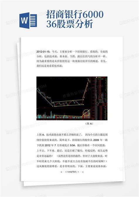 招商银行600036股票分析word模板下载 编号qkmbboze 熊猫办公