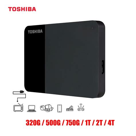 Toshiba 1 ТБ Внешний жесткий диск Hdtc940ek3ca черный черный матовый купить с доставкой по