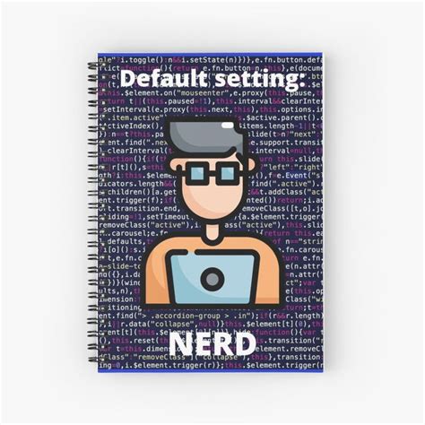 Default Setting NERD Journal For Sale By BioFunics