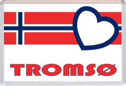 Tromso Love Norwaynorwegian Towns And Cities Flag Jumbo Fridge
