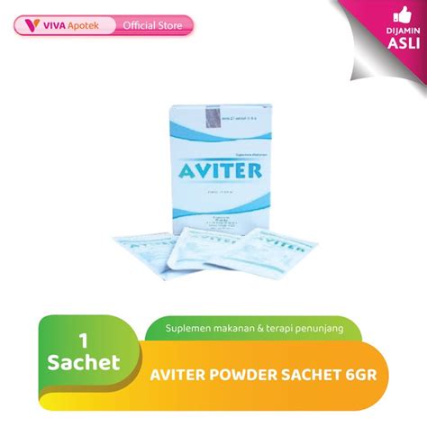 Jual Aviter Powder Sachet 6gr Shopee Indonesia