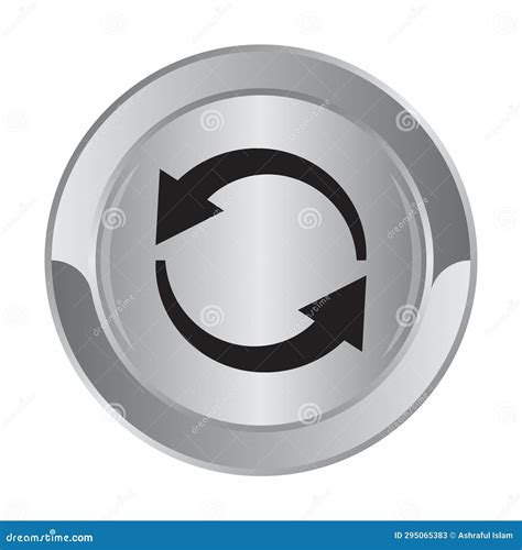 refresh button refreshing badge restart button reboot sign
