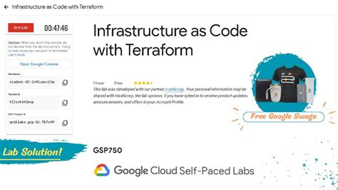 Infrastructure As Code With Terraform Lab Solution Gsp750 Free