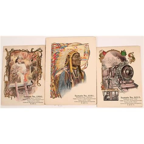 Early Color Litho Printing Examples 3 145298 Holabird Western