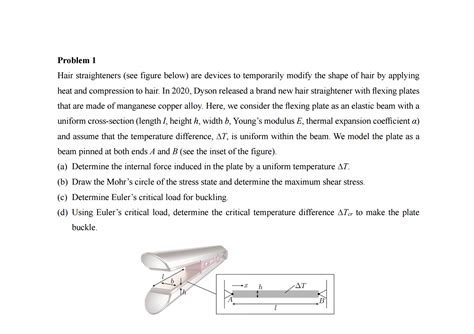 Solved Problem 1 Hair Straighteners See Figure Below Are