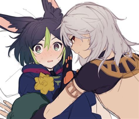 Tighnari And Cyno Genshin Impact Drawn By Snzisnr Danbooru