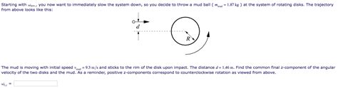 solved two disks are initially spinning one above the other