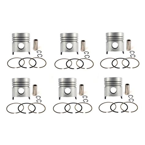 New 6 Sets Std Piston Kit With Ring 12010 Z5600 For Nissan Fd6 Engine
