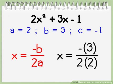 How To Find An Axis Of Symmetry 11 Steps With Pictures