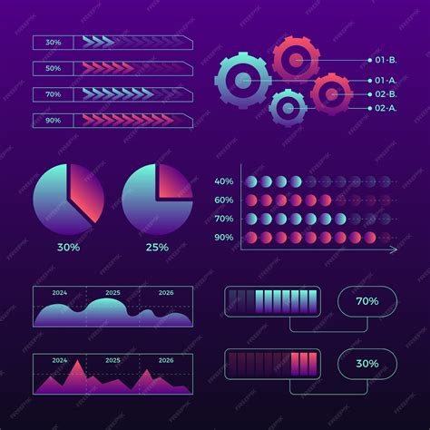 Premium Vector Gradient Data Visualization Design Premium Vector Gradient Data Visualization Design