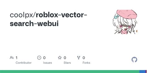 Activity · Coolpxroblox Vector Search Webui · Github