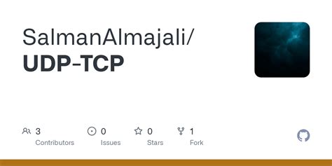 Github Salmanalmajali Udp Tcp