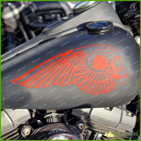 Hells Angels Harley Davidson V Rod Gas Tank Airbox Scull Premium Decals
