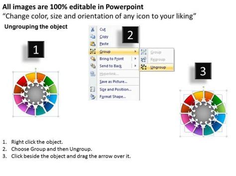 PowerPoint Backgrounds Editable Round Chart Ppt Presentation