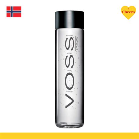 Voss Sparkling Natural Mineral Water L วอสส์ น้ำแร่ขวดแก้วอัดก๊าซ