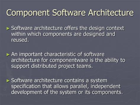 PPT Software Architecture Component Orientation PowerPoint Presentation ID 6965403