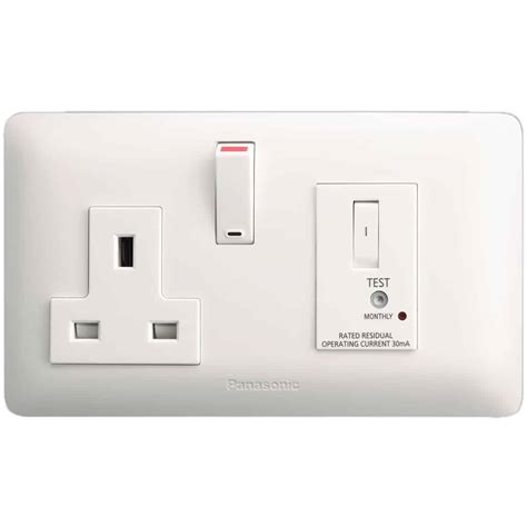Wsbc1228w Rcd Socket Panasonic Ecolux