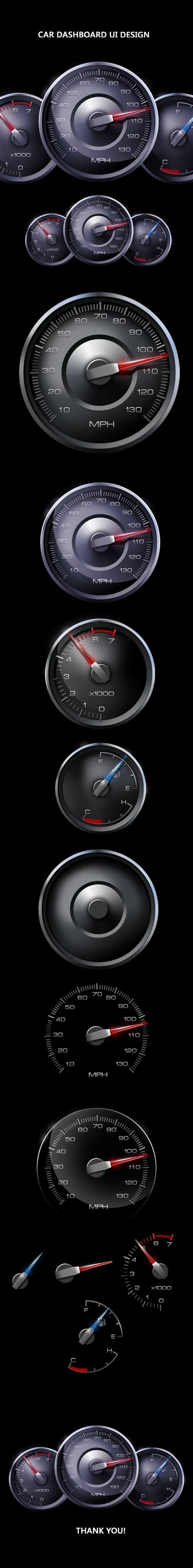 Car Dashboard Ui Design