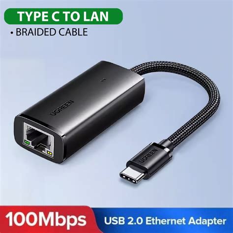 Jual Ugreen Usb Type C Lan Adapter Usb Lan Card Rj Gigabit Ethernet Adapter Mbps