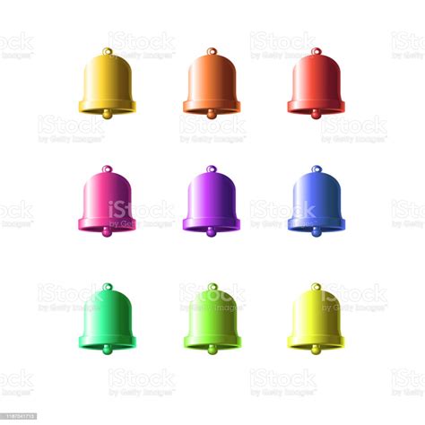 그래픽 디자인 로고 웹 사이트 소셜 미디어 모바일 앱 Ui 일러스트레이션을위한 벨 그라데이션 색상 세트 벡터 0명에 대한 스톡