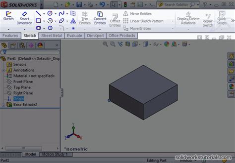 SolidWorks User Interface