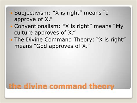 Ppt Divine Command Theory Powerpoint Presentation Free Download Id 2062202