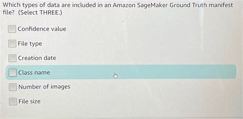 Solved Which Types Of Data Are Included In An Amazon