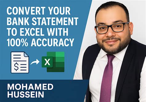 Convert Your Bank Statements To Excel Accurately And Efficiently By Mohamedibrahie Fiverr