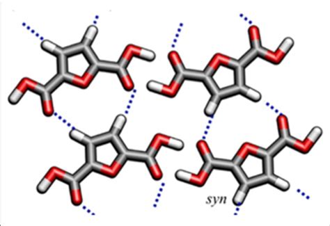 Molecular Model For The Syn Conformer Of 25 Fdca At The