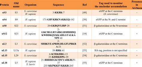 Previously Determined Nuclear Localization Signals In Eukaryotic Download Scientific Diagram