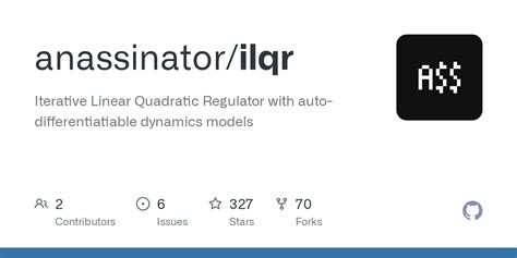 Github Anassinatorilqr Iterative Linear Quadratic Regulator With Auto Differentiatiable
