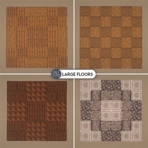 Minecraft Wood Floor Pattern