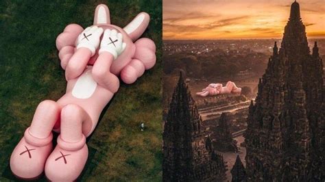Arti Kata Kaws Patungnya Viral Mejeng Di Candi Prambanan Diupload