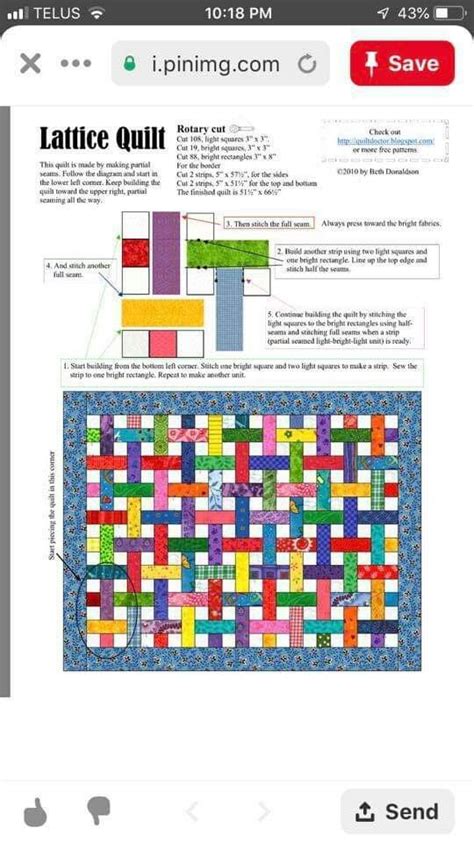 Lattice Quilt Free Pattern