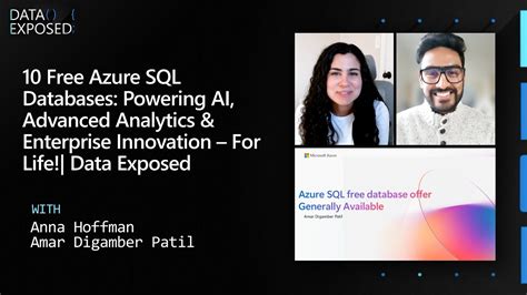 10 Free Azure Sql Databases Powering Ai Advanced Analytics And Enterprise Innovation Data