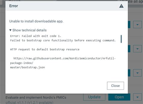 The NPM PowerUP Tool Cannot Be Updated Nordic Q A Nordic DevZone Nordic DevZone
