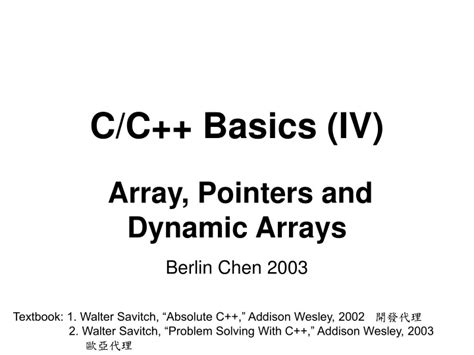 Ppt Mastering Arrays In Cc Programming Powerpoint Presentation