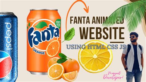 Fanta Website Preview Html Css Javascript Youtube