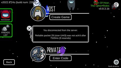 Packet Error Issue · Issue 57 · Discus Sionstownofhost Theotherroles · Github